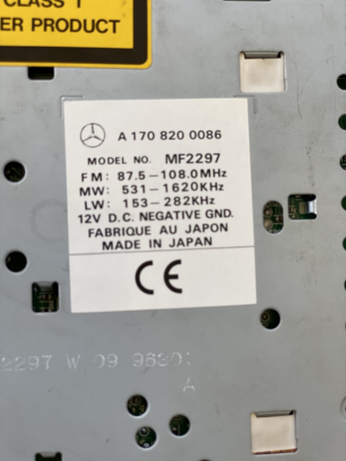 Mercedes MF2297 – Oldtimer Radios